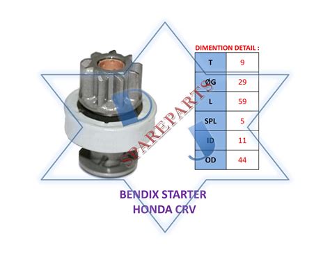 Bendix Starter Honda Crv Lazada Indonesia
