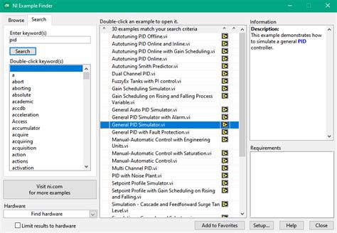 Looking For An Example Of A Pid Generation Vi Ni Community