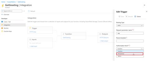 middleway ad user authentication with azure function
