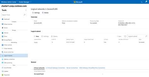 manage tenant logical networks azure docs