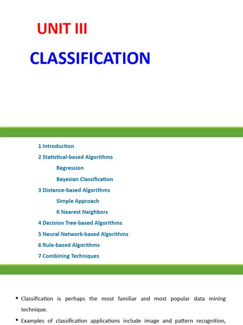 dm ch4 classification part1 pdf statistical classification receiver operating
