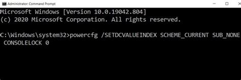 Disable Ask For Password On Screen Wakeup Using Powercfg