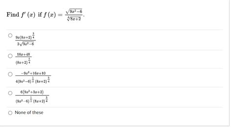 Solved Find F X ﻿if