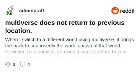 Multiverse Problem General Aternos Community