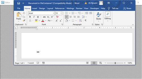 Delphi Olecontainer For Ms Word Stack Overflow