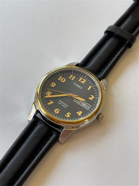 Timex Indiglo WR30M Two Tone Gold Stainless Steel Day Date... for £111 ...