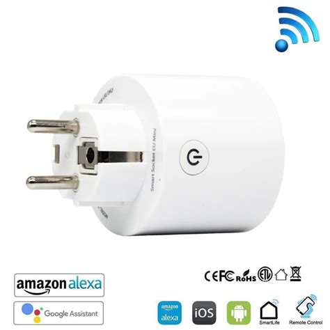 WiFi Connected Socket Smart WiFi Socket Works With For Voice Control Remote Control And Timer