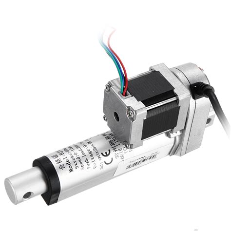 DC V Stepper Motor Linear Actuator N Mm S Adjustable Actuator Linear Actuator Tubular