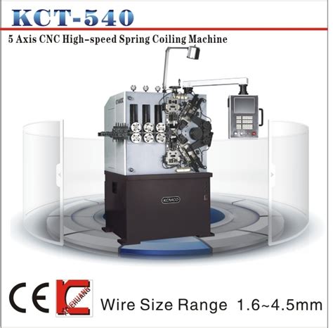5 Axis CNC Compression Spring Coiling Machine Spring Coiler China 5axis CNC Spring Machine