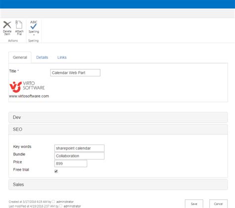 General Settings Virtosoftware Guides And Docs