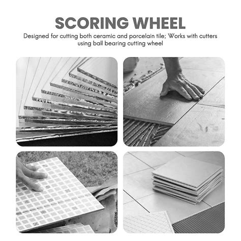 2 Pcs Tile Cutter Tile Cutter Replacement Scoring With And Lock Nut For Manual Tile Cutting