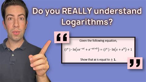 Understanding Logarithm And Exponent Rules Youtube