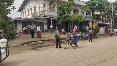 ကျောက်တံခါးမြို့နယ်တွင် ကိုဗစ် ၁၉ရောဂါ ကာကွယ်ထိန်းချုပ်နိုင်ရေးအတွက် နှာခေါင်းစည်း စနစ်တကျ တပ်ဆင