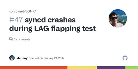 Syncd Crashes During LAG Flapping Test Issue Sonic Net SONiC GitHub