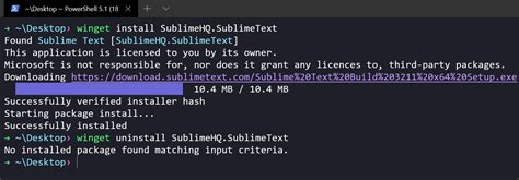 Sublime Text Failed To Uninstall · Microsoft Winget Cli · Discussion 806 · Github