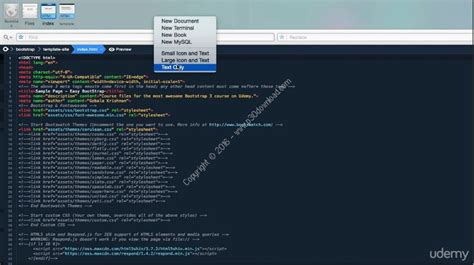 دانلود udemy web development with bootstrap 16 instant themes included