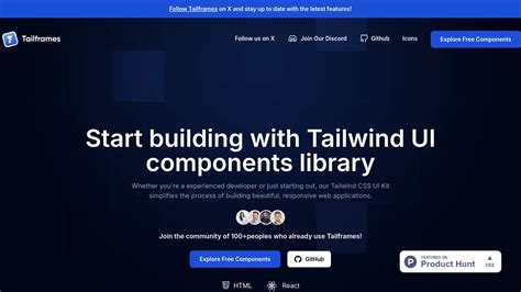 Tailframes Simplify Web Development With A Comprehensive Tailwind Css
