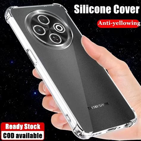 Tecno Spark 30c พร้อมส่งในไทย เคสtpuใสกันกระแทกแบบคลุมกล้องtecno Spark
