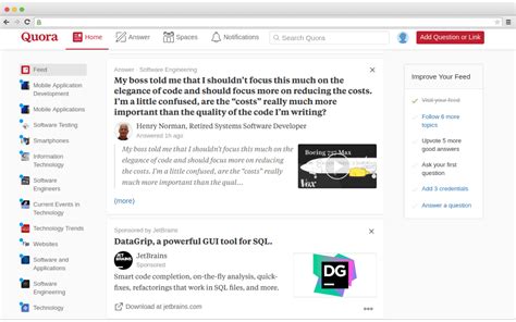 How To Build A Question And Answer Website Like Quora Features Tech