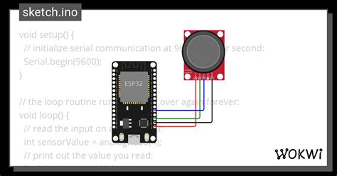 JoyStick Ino Wokwi ESP32 STM32 Arduino Simulator