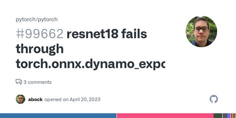 Resnet Fails Through Torch Onnx Dynamo Export Issue Pytorch Pytorch Github