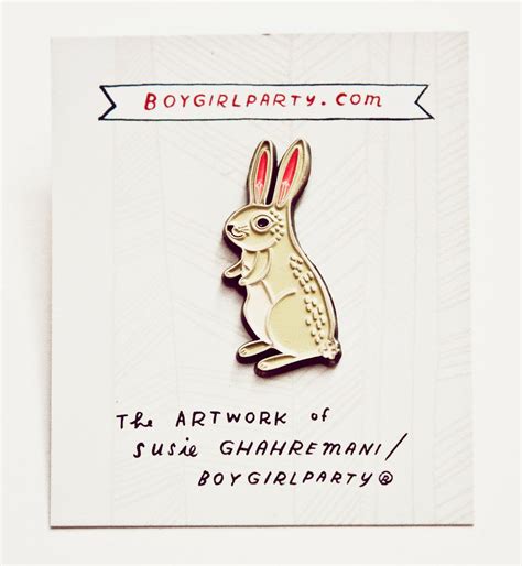 Cute Bunny Pin Rabbit Brooch Bunny Enamel Pin Rabbit Pin Etsy