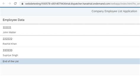 Binding Json Model Data In Sapui5 List Sap Web Ide