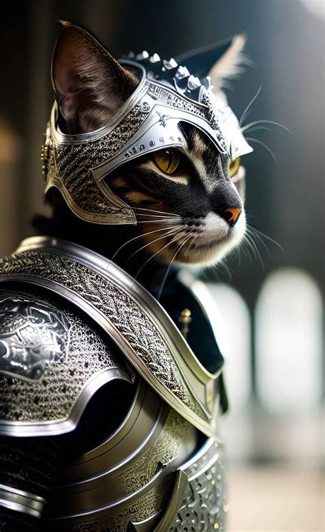 Cat With Beautiful And Clean Armor By Gere117 On Deviantart