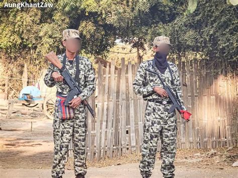 That Is A Very Chunky Looking Type 56 Being Used By The Resistance Forces In Myanmar R