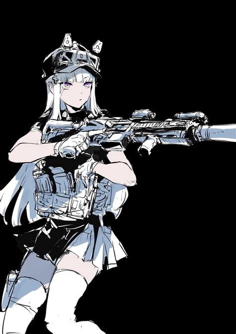 Hk416 And Klukai Girls Frontline And 1 More Drawn By Osakana Denpa
