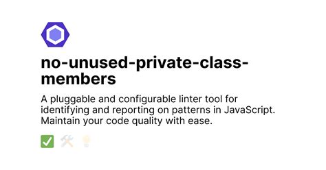 No Unused Private Class Members Eslint Pluggable Javascript Linter