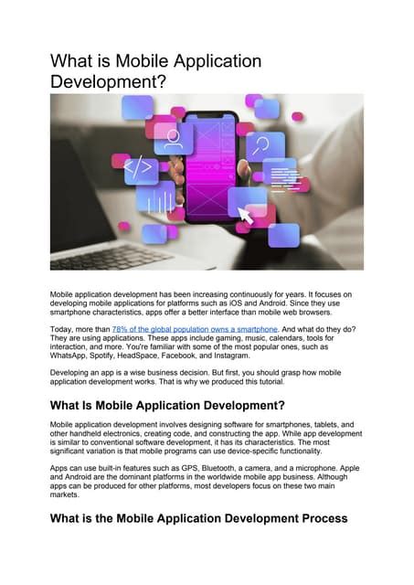 Complete Guide To Mobile App Development Pdf