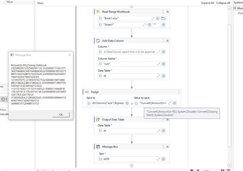 How To Subtract Two Columns Which Has Double Datatype Values Automation Ops Uipath Community