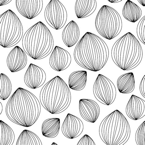 Premium Vector Seamless Pattern With Hand Draw Abstract Elements In Doodle Style As Leaves Or