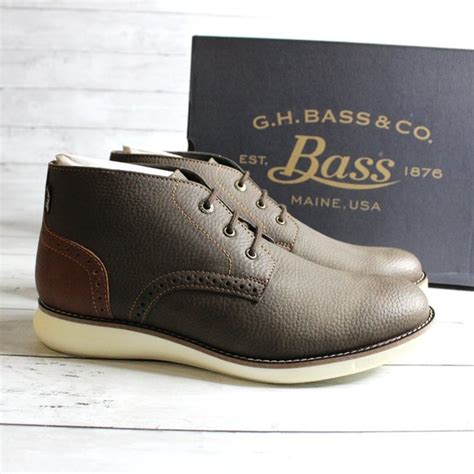 Gh Bass And Co Shoes Gh Bass Mens Chukka Hi Top Shoe Boots Brown