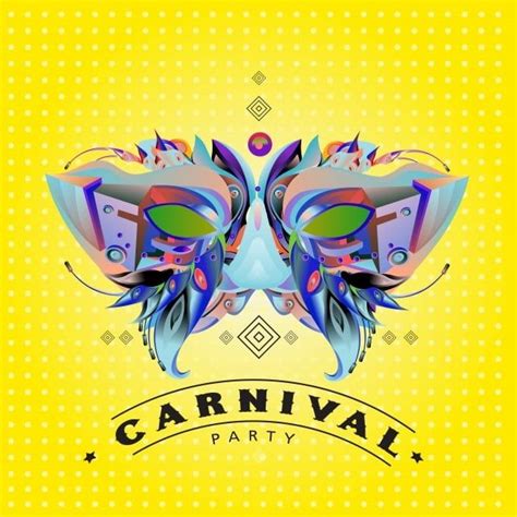 마디 그라 파티와 축하를 위한 카니발 마스크의 벡터 화려한 그림 벡터 파티 삽화 사육제 Png 일러스트 및 벡터 에 대한 무료 다운로드 Pngtree