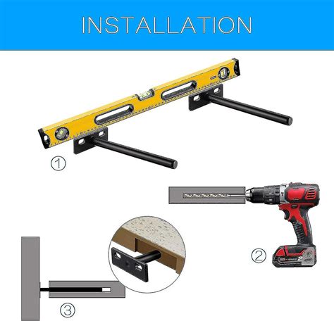 4pcs Floating Shelf Bracket Metal Invisible Shelf Bracket Heavy Duty