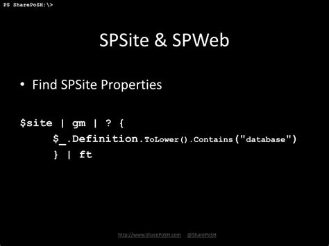 Ppt Spsite And Spwebs Powerpoint Presentation Free Download Id2952702