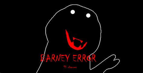 Classic Barney Error By Sora Shimmer