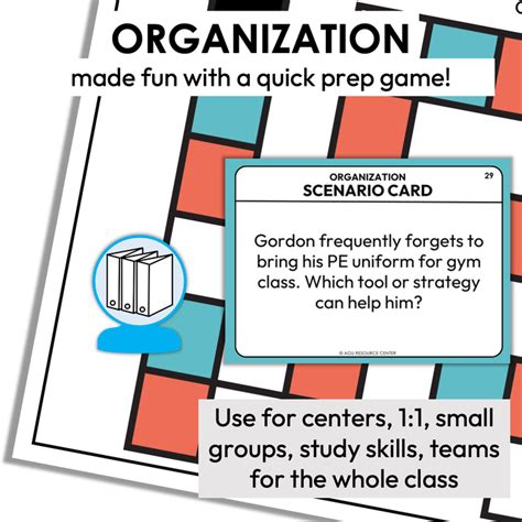 Organization Executive Functioning Game — Autism Grown Up