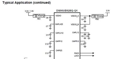 Ds90ub928q Q1 Bypass Capacitor Value Interface Forum Interface