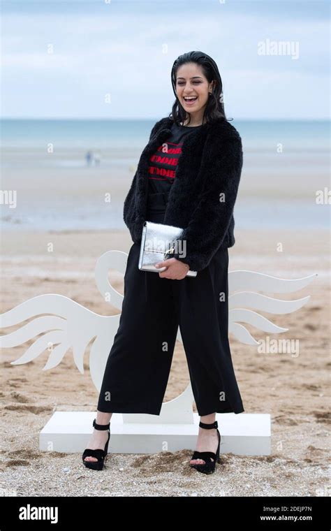 Sofia Lesaffre Attending A Photocall During The 33rd Cabourg Film