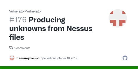 Producing Unknowns From Nessus Files Issue Vulnerator Vulnerator GitHub