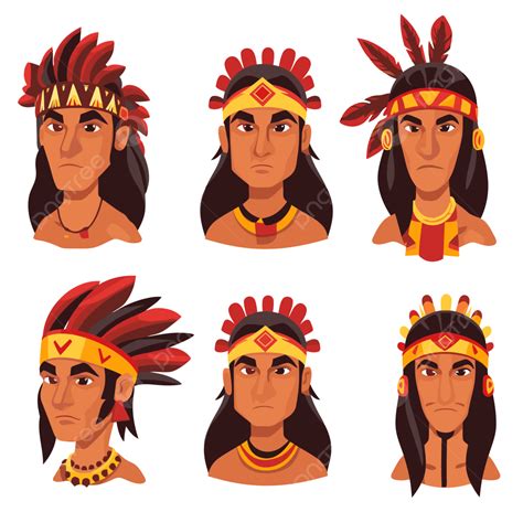 Dibujo De Hombre Y Mujer Nativos Americanos