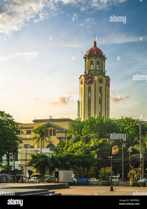 Clock Tower Of Manila City Hall In The Historic Center Of Ermita