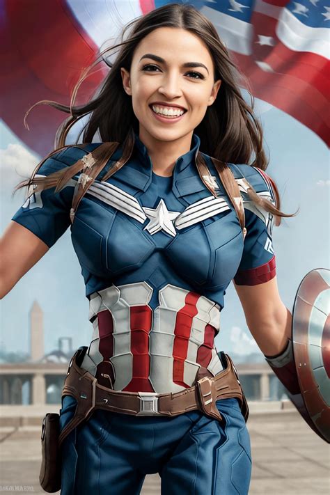 Sexy Captain America Costume Images Generated With Ai