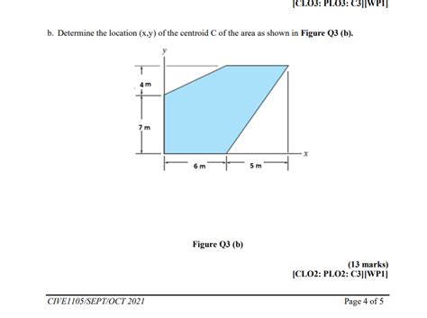 Solved Clo3 Plo3 C3wp1 B Determine The Location Xy