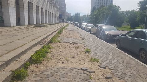 Лучший тротуар в Архангельске находится в самом центре города Он в таком состоянии больше года