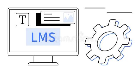 Learning Management System Interface With Tools For Content Management