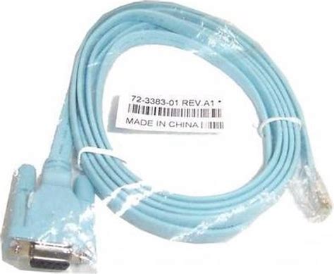 Cisco Rollover Console Cable Blue Db9 To Rj45